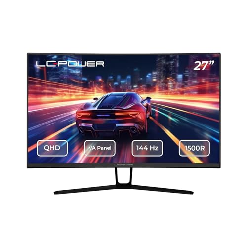 Monitor LC-Power Gaming Curvo 27" QHD 144Hz: RESEÑA Y OPINIONES
