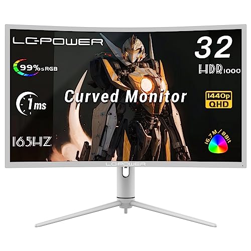 Monitor LC-Power 32" QHD 165Hz, HDR1000, Curvo: RESEÑA Y OPINIONES